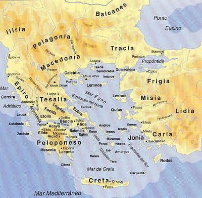 La Hélade: tierra de los helenos