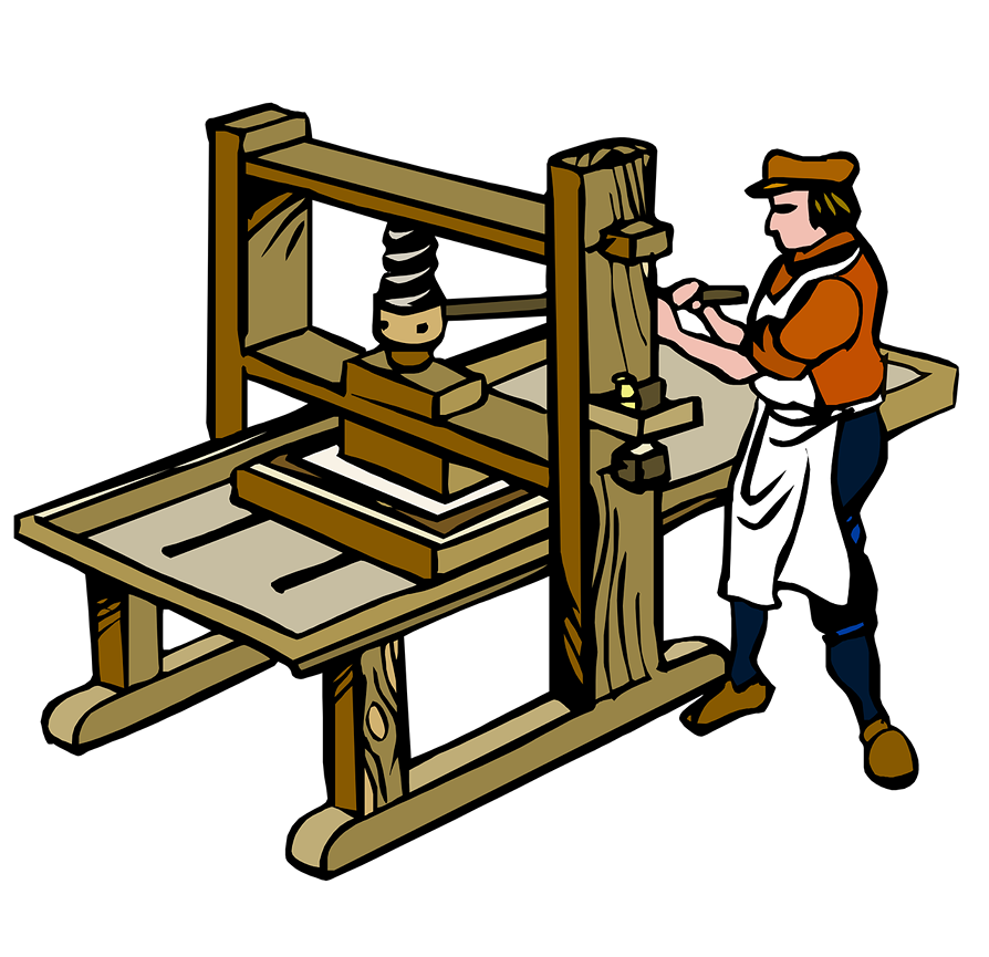 1440 Gutenberg printing press