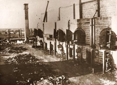 An example of what the gas chambers would've looked like at Belzec.