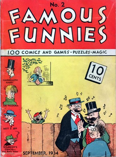 1933 - The first every comic book was created by the famous funnies ...