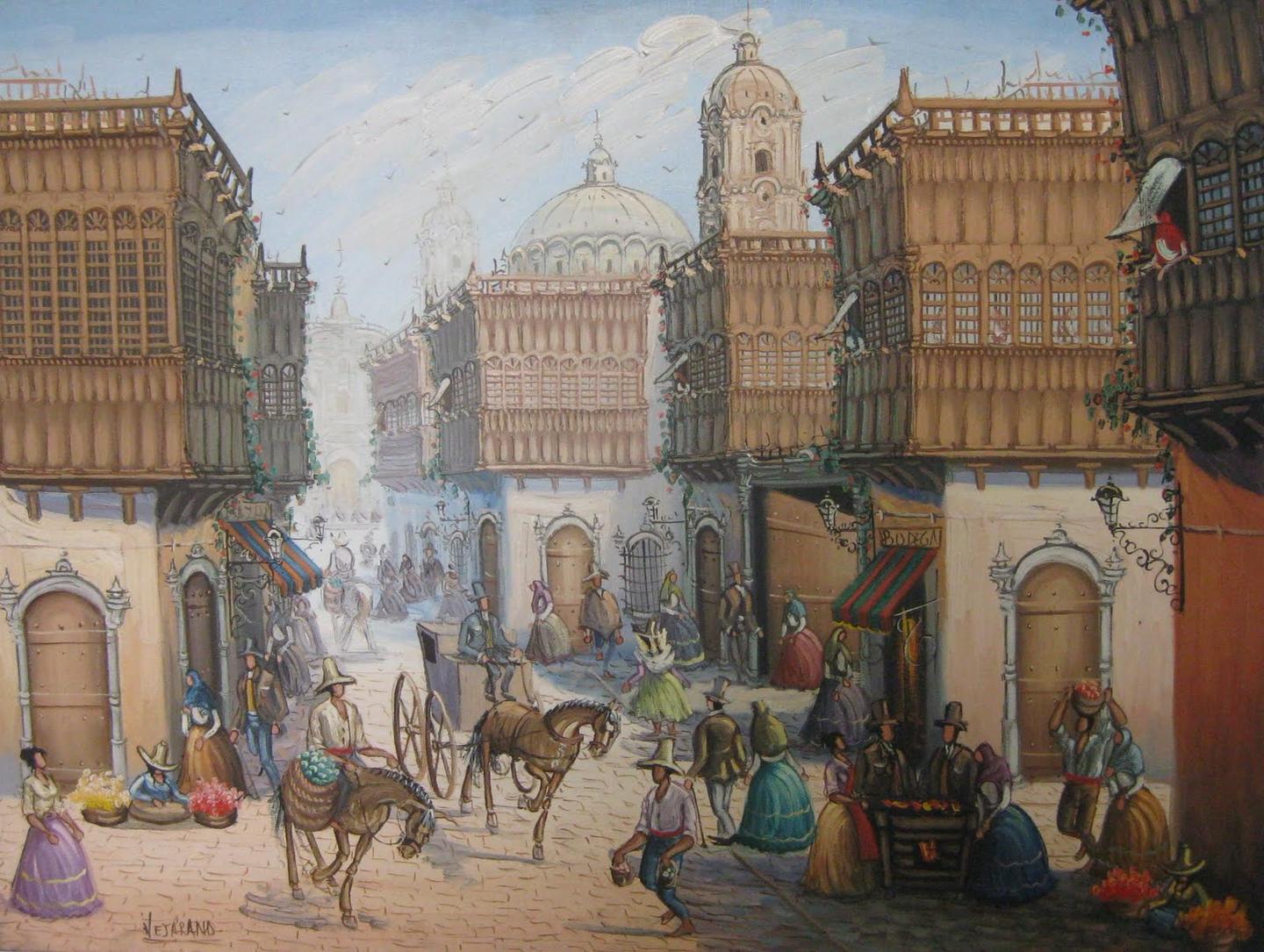 Lima in its colonial splendour