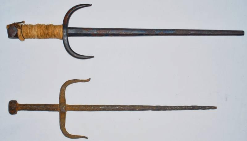 This is one of the ninjas most ancient weapons, the sai