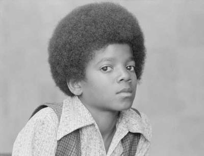 Michael Jackson as a little boy