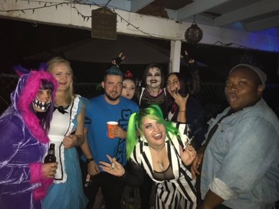 This is a picture from Halloween and all of these are really close ...