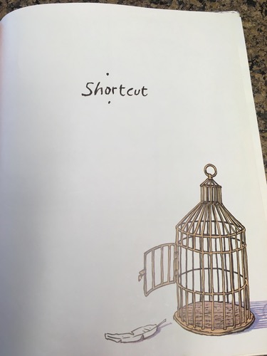 In the town of Fauxville, Clarinda's cockatoo escapes.