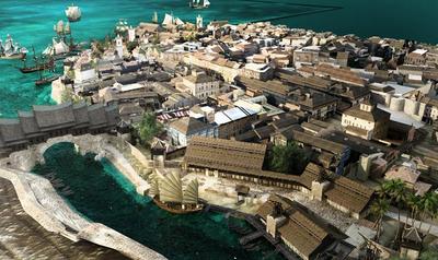 Malacca Port during 1400