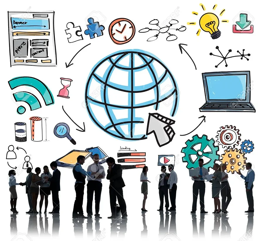 Note: Technology Global Web Media Drawing (RawPixel, 2023)