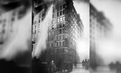 1902 fire in the shirtwaist factory. This fire happened before the time ...