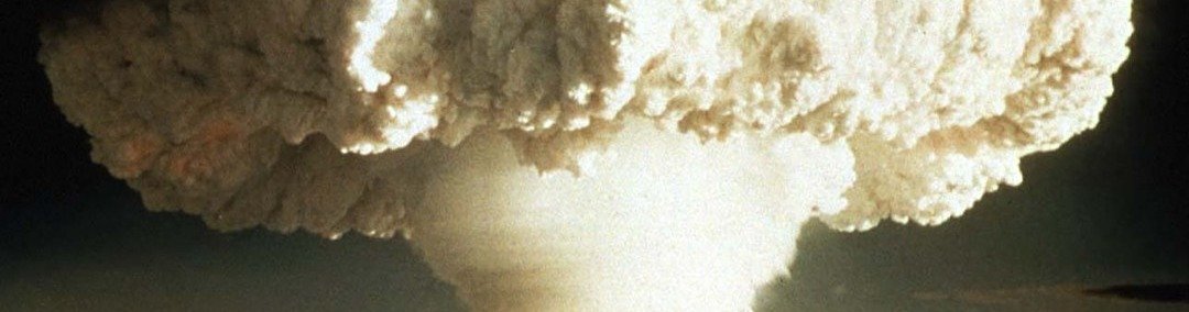 This image is of the Hydrogen bomb exploding in the Pacific in 1952