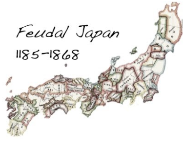 Map of feudal Japan