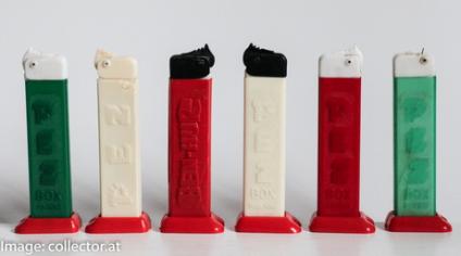 Early Pez dispensers resembled cigarette lighters and included more ...