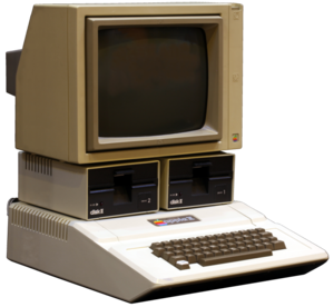 1977- Se crea la Apple II, la primer computadora personal gráfica a color