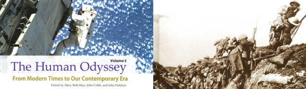 This is the cover of the Human Odyssey Volume 3 textbook. I edited the ...