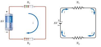 L'intensità della corrente che passa nel circuito è la stessa per tutti ...