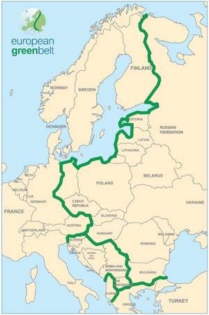 Iron Curtain Map