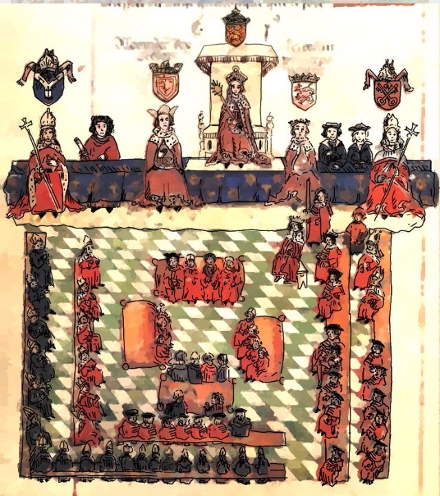 European parliament in the middle ages.