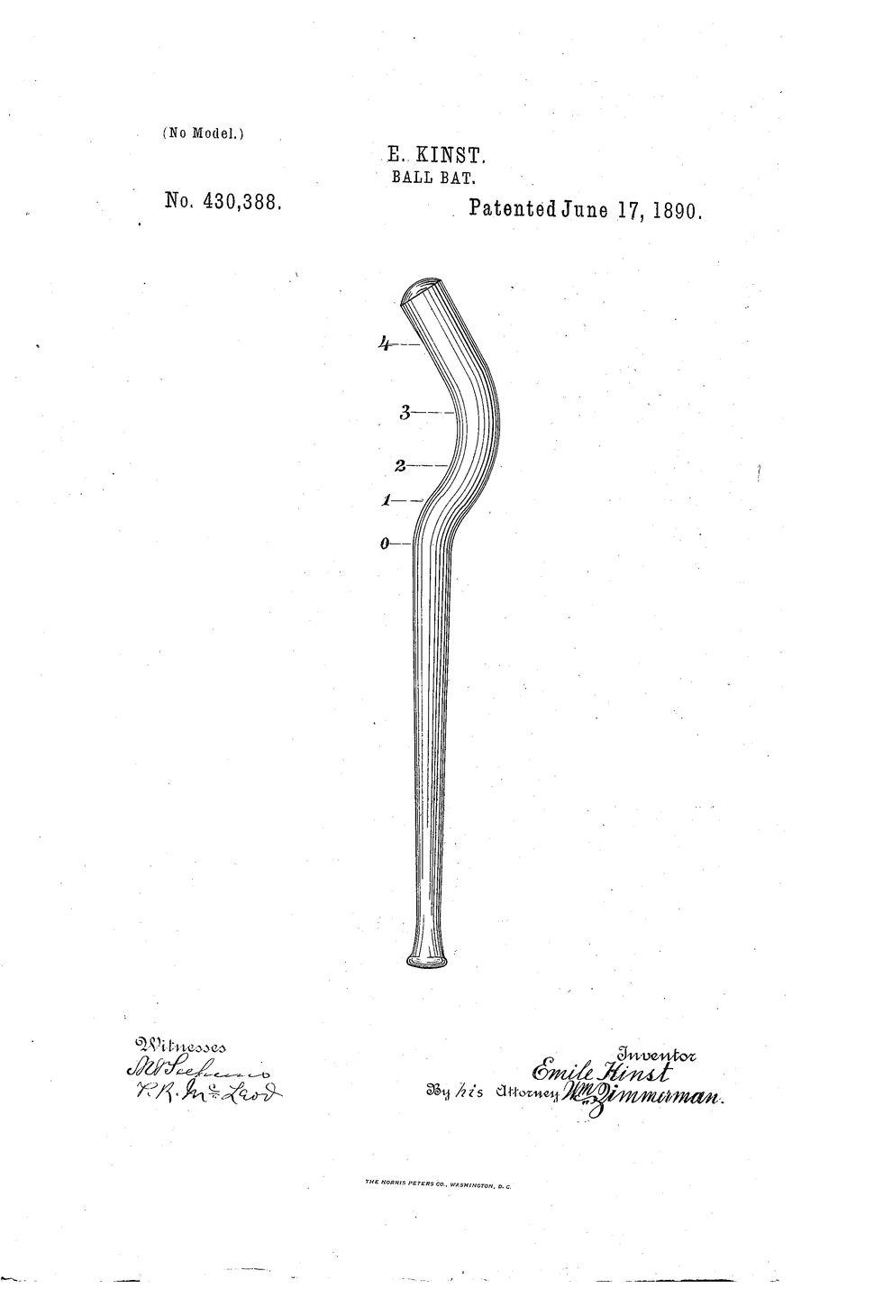 This is the first baseball bat