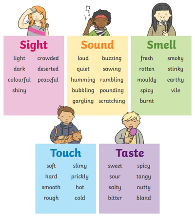 Sensory Imagery is descriptive language that applies to the senses ...