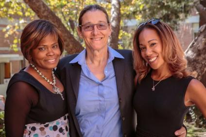 Bina, Martine, and their daughter Jenesis.