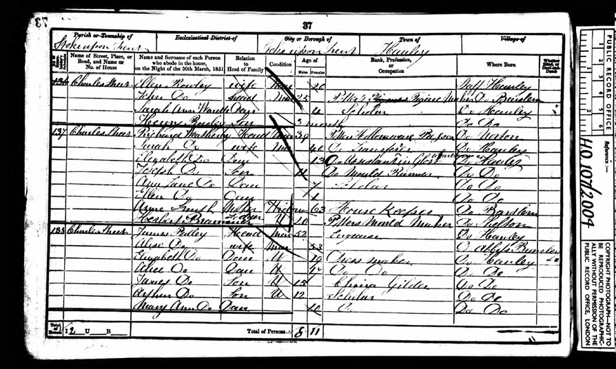William Maynard (1760) marries Mary Hackney (1774) in 1797. They go on ...
