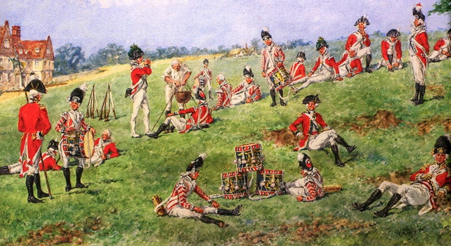 The British push towards American capital, Philadelphia. This happened ...