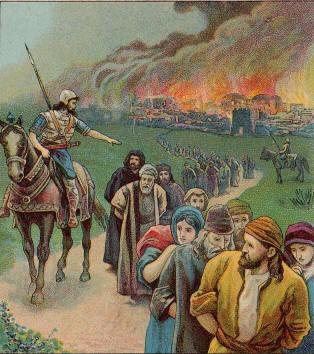 Israel is taken captive by Assyria.