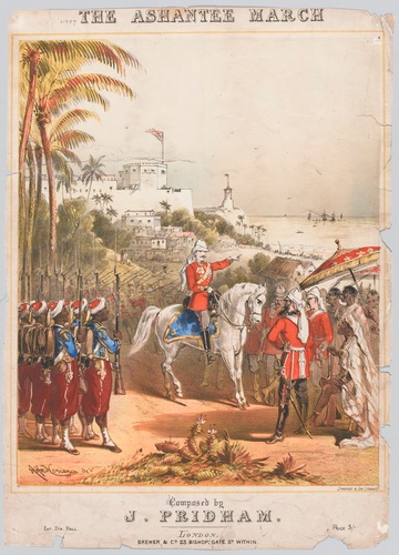 Composed by J Pridham, 1874 (c)Lithograph after Alfred Concanen ...