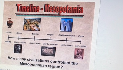 Main Idea: the akkadian set up the first empire in the word. the ...