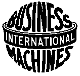 The First logo of International Business Machines Corporation (IBM).