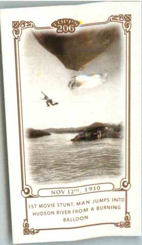 The first stunt ever was part of a silent film and the stunt involved a ...