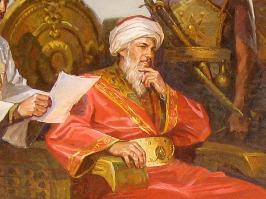 Builds mosques in Damascus, Medina, and Jerusalem (https://i.pinimg.com ...