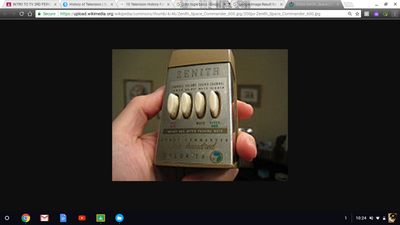 This was what the first remote looked like and it was called lazy bones ...