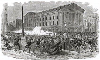MAY 10–11, 1849 Astor Place riot reflects the bigotry and nativism in ...