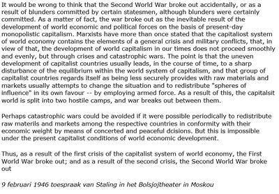 Toespraak van Stalin in het Bolsjojtheater in Moskou