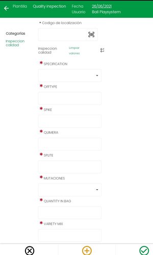 Interfaz de Inspección de Calidad