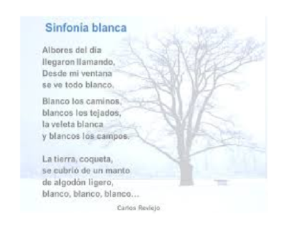 Escribe un ejemplo de personificacion a partir del texto de la poesia ...