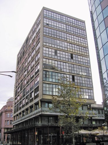 Drago Ibler, Stambena zgrada (Drveni neboder), Iblerov trg 7, 1958.,Zagreb