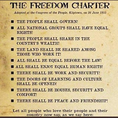 The Freedom Charter