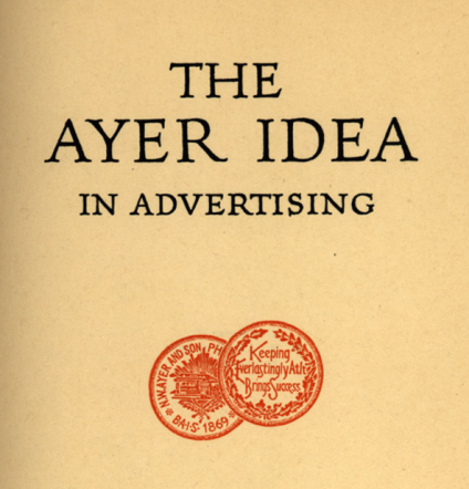 1869 - The first advertising agency, N. W. Ayer & Son, is founded.
