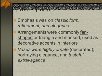 French Period:A.D. 1600-1814