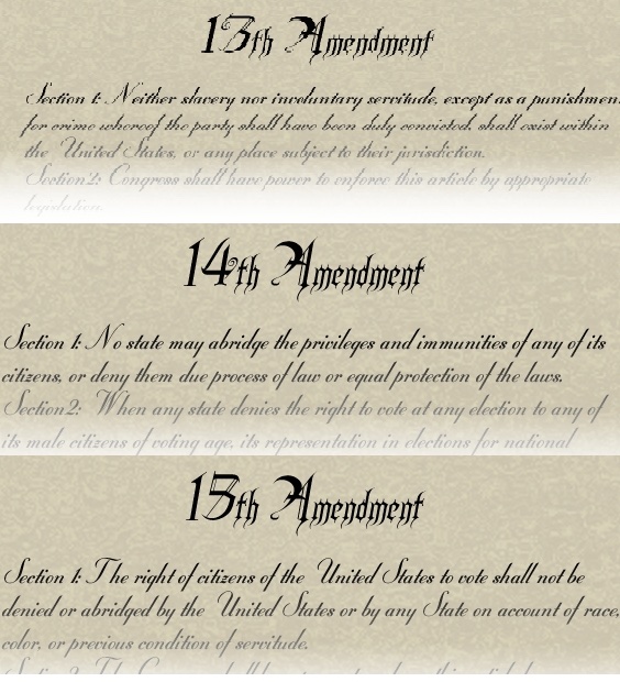 The Reconstruction Amendments