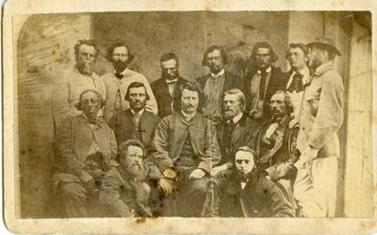 Louis Riel and the provisional government formed in 1869.