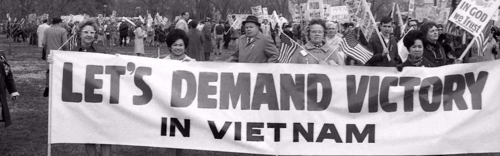 "Why lose when you can win?" Scenes from a pro-Vietnam War rally 45 ...