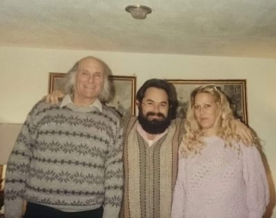 Junto a Salvador Freixedo y Magdalena del Amo