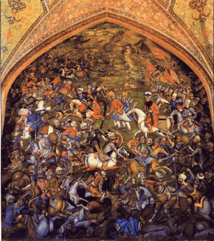 Battle of Chaldiran, Chehel Sotun Palace, Isfahan