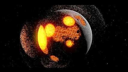 Hadean eon. Happened 4560 MYA. Earth forms.