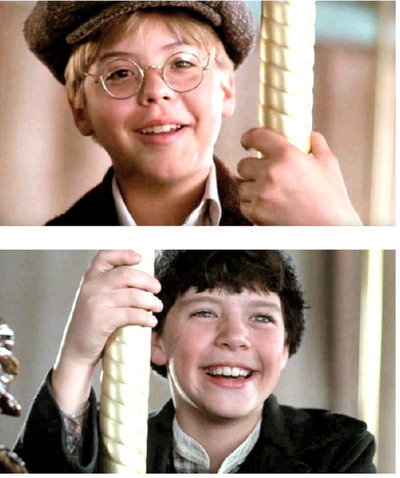 James Nightshade and William Halloway in the movie adaptation