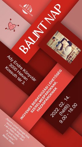 Bálint nap a könyvtárban