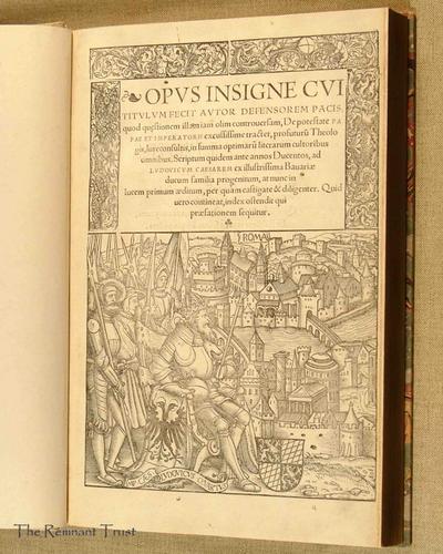 Edición de 1522 del "Defensor Pacis".