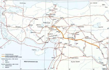 Assyrian trade routes.